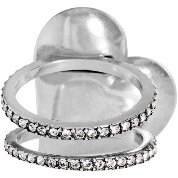 Brighton | Jewelry | Brighton Trust Your Journey Heart Ring | Poshmark